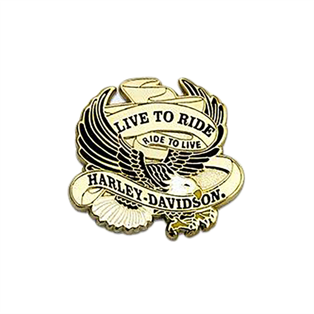 PIN, 1.25" H-D LIVE TO RIDE EAGLE – Clare's Harley-Davidson