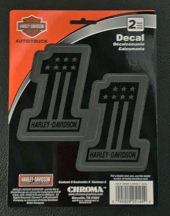 HD#1 TWO TONED MATTE DECAL – Clare's Harley-Davidson